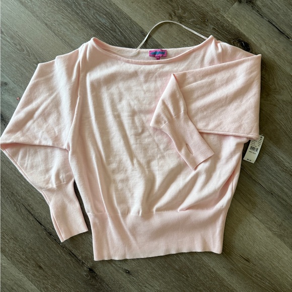 Edikted | Sweaters | Edikted Soft Pink Off Shoulder Knit Top | Poshmark